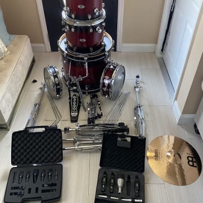 PDP X7 Red Sparkle Fade | Reverb