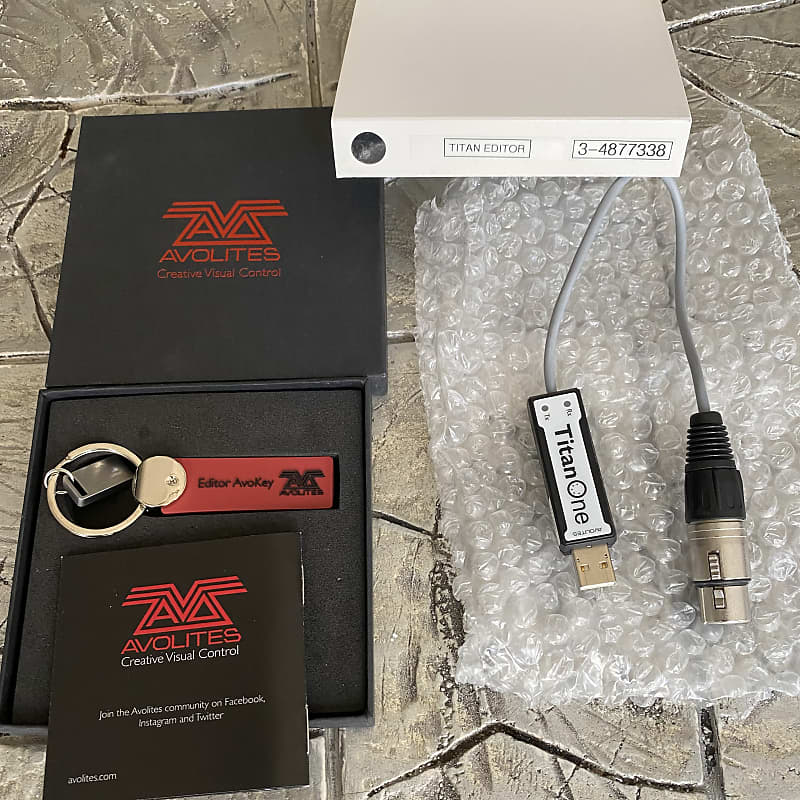 Avolites Titan One USB Lighting Dongle Controller DMX 5-Pin | Reverb