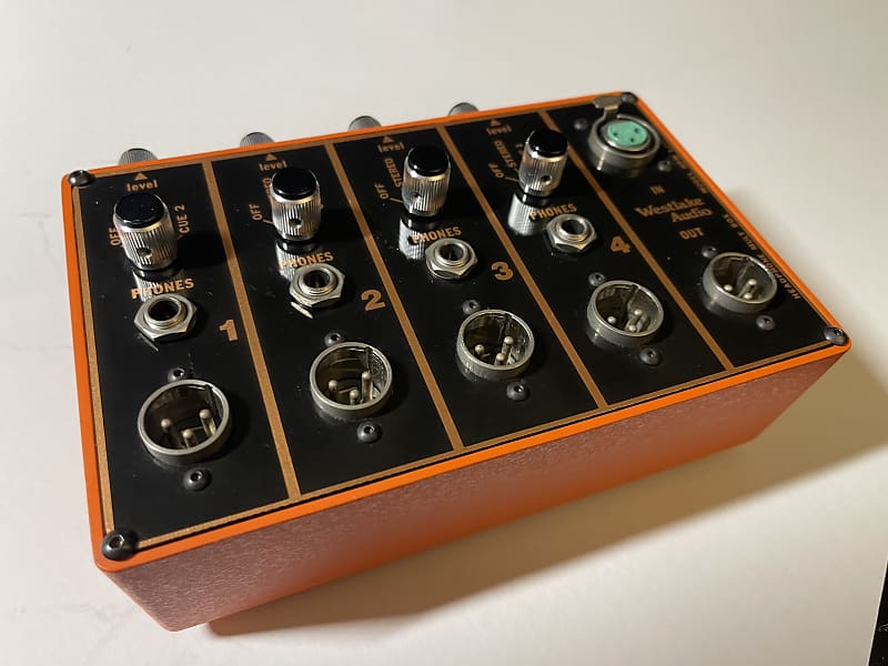 Westlake Audio HPM 1200 Headphone Multibox 1980-1990 - Orange | Reverb