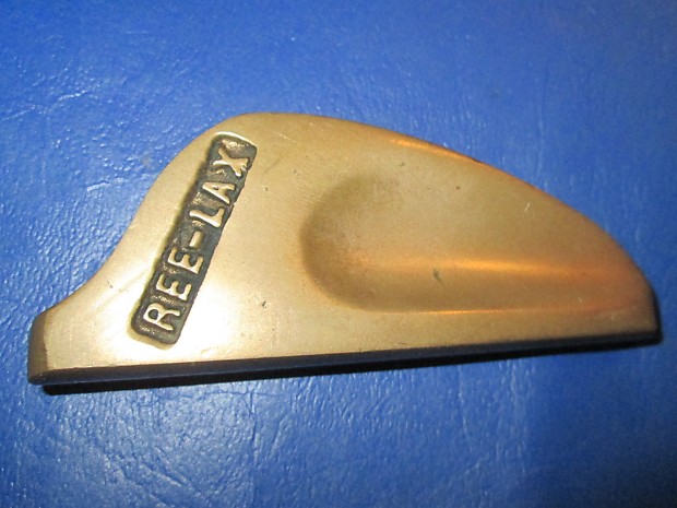 Rare 1950s Brass Contour Ree-Lax Lap Steel Guitar SLIDE BAR ! | Reverb