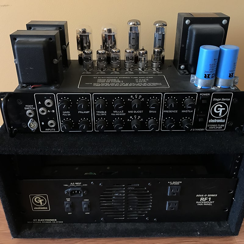 Groove Tubes STA-1 Stereo Tube Amplifier Head & RF1 Soul-O | Reverb