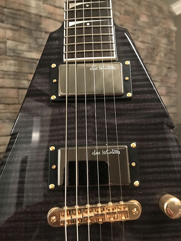 Dean Dave Mustaine VMNT Limited Edition Guitar Trans Black | Reverb