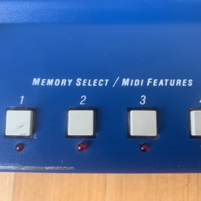 360 Systems MIDI Bass Synthesizer 80’s Blue | Reverb