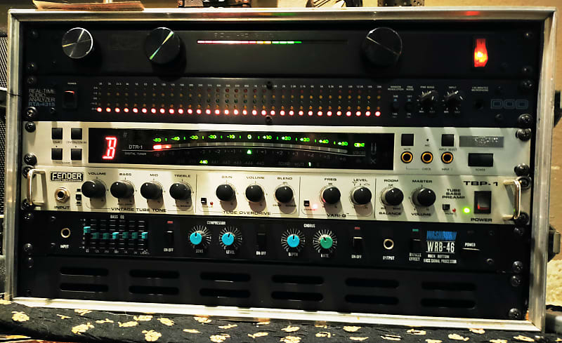 Fender TBP-1 Bass Preamp Foot Switch Tube Rare HTF Rackmount | Reverb