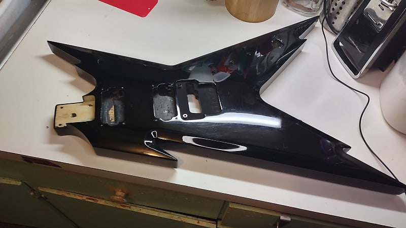 Dean Razorback Black | Reverb