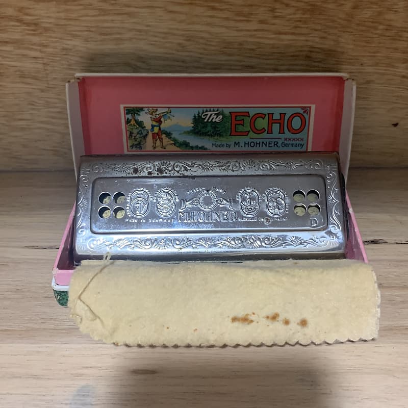 Vintage Harmonica: M. Hohner, Echo Harp Bell Metal Reeds | Reverb
