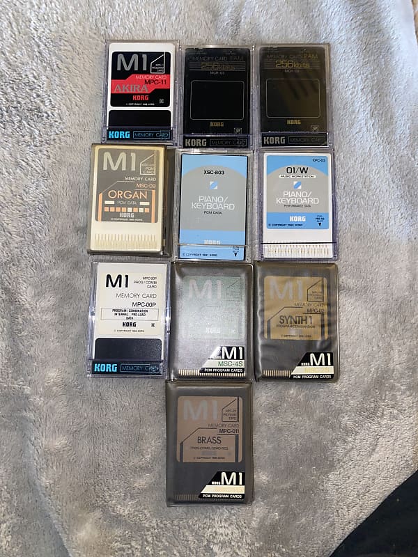 Korg M1 and T3 ROM Cards and Memory Card Sets | Reverb