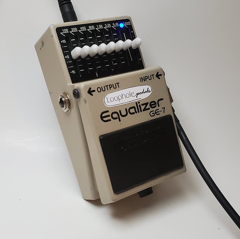 Boss GE-7 Graphic EQ "HiFi" MODDED BY LOOPHOLE PEDALS | Reverb