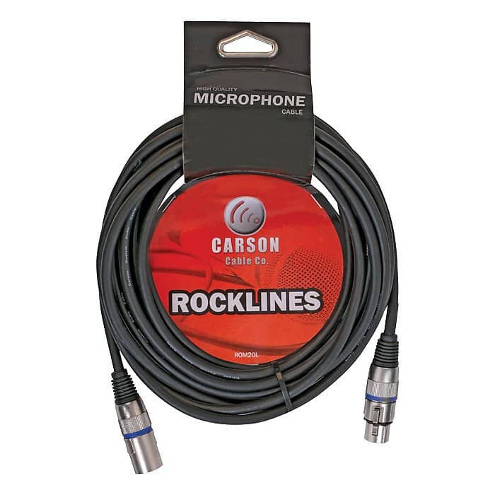 Carson Rocklines - Microphone / Audio Cable- 50 Foot | Reverb