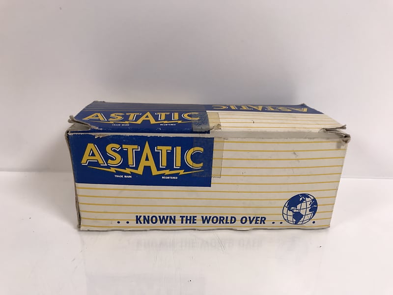 NOS ASTATIC Sescom AMC-104 Omnidirectional Dynamic Mic w/ | Reverb