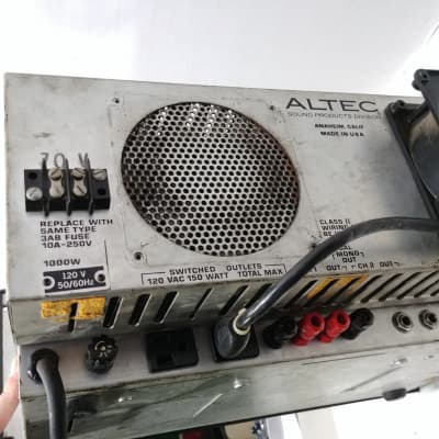 RARE 1977 Altec 9440A Stereo Power Amplifier 800W Solid State | Reverb