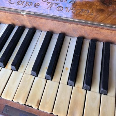 German Antique Upright Piano - 1800's Walnut/Ivory | Reverb