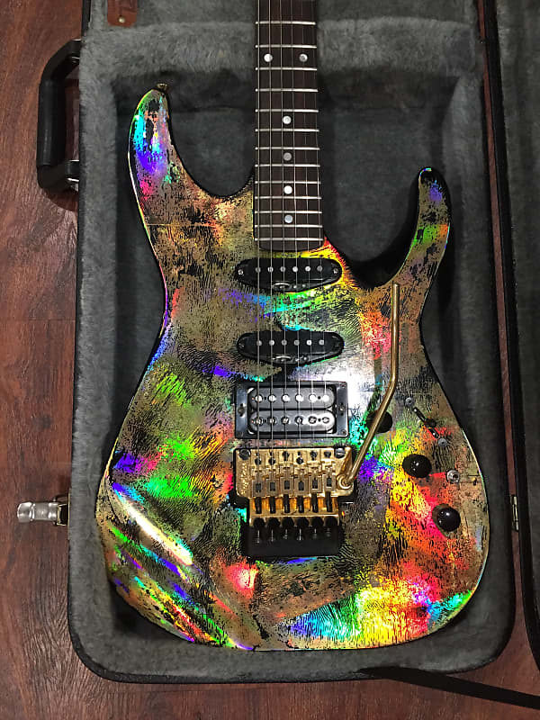 Kramer American Pacer Custom II 1988ish Gold Holoflash | Reverb