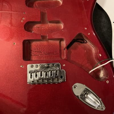 EMG DG20 David Gilmour Pickups+body- Candy Apple Red | Reverb Slovenia