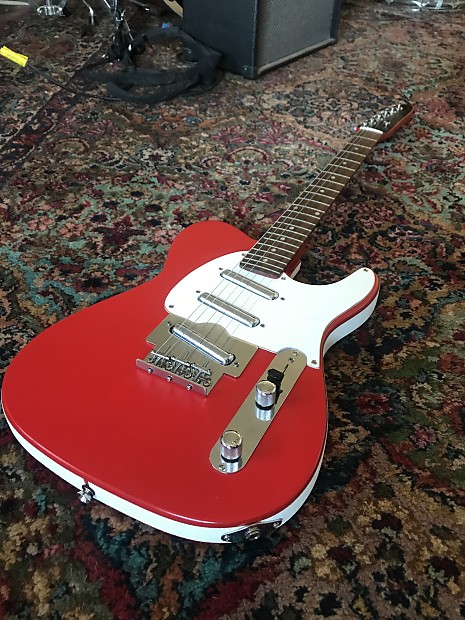 Rick Kelly Danocaster Danelectro / Telecaster 90's Model Red | Reverb
