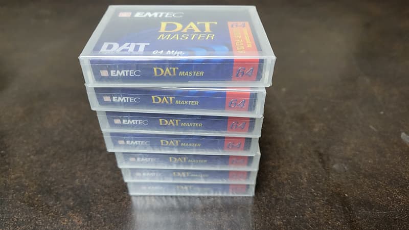 7 Unopened BASF DAT Master 64 min DAT Tape | Reverb