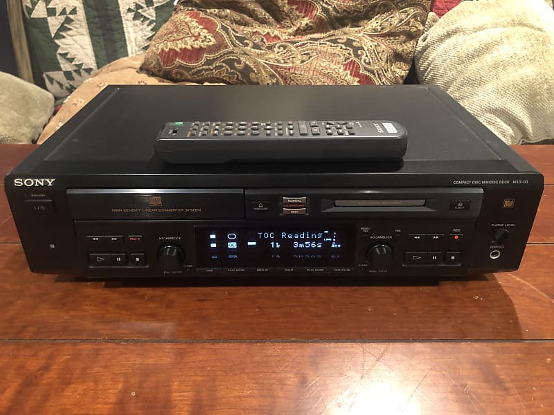 Sony MXD-D3 CD/Mini Disc Player w Remote | Reverb