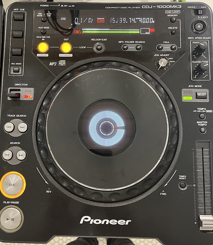 Pioneer CDJ-1000 MK3 1990 - Black | Reverb