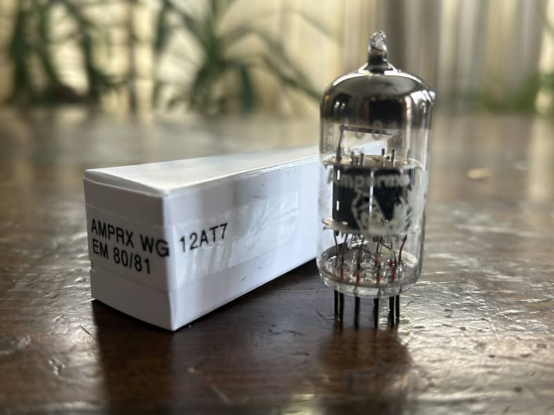 vintage Amperex Germany Bugle Boy ECC81 12AT7, preamp tube, | Reverb