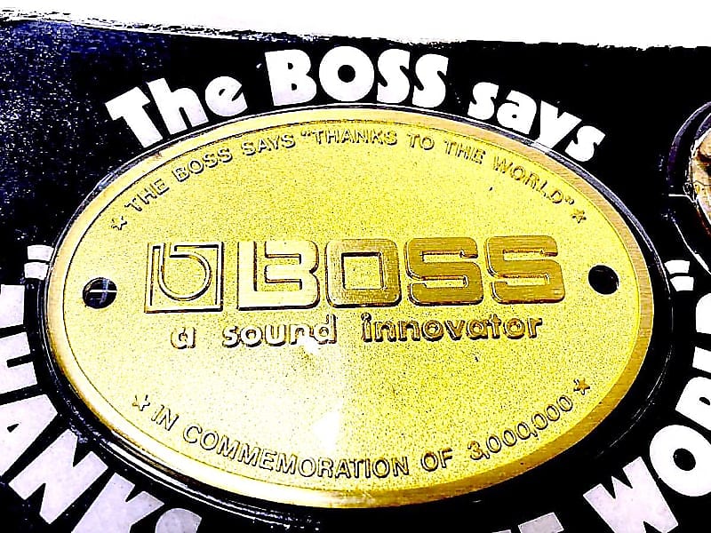 Boss Badge Gold. Rare! | Reverb UK