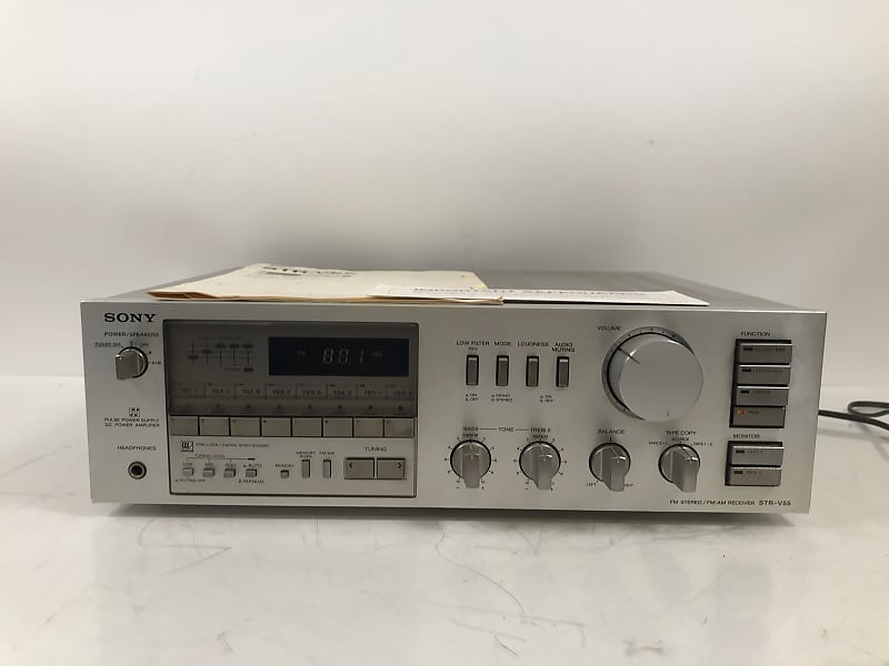 Sony STR-V55 FM-AM Receiver w/ manual | Reverb Canada