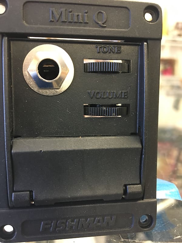 Fishman Mini-Q active guitar system Black | Reverb