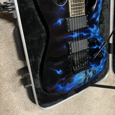 Jackson DKMG 2008 - Vampyric Hell Custom Airbrush Graphic | Reverb