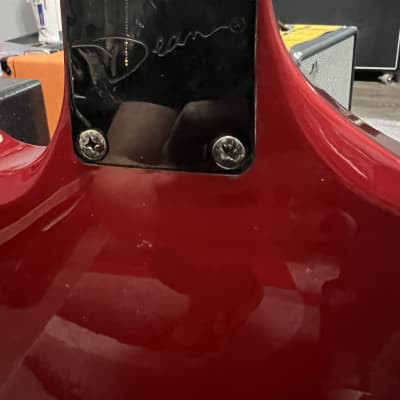 Dean Dime razorback - Sparkle red | Reverb