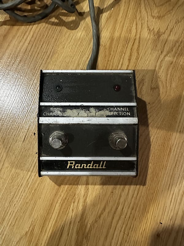 Randall Fs-5 foot switch 1980s - Black | Reverb