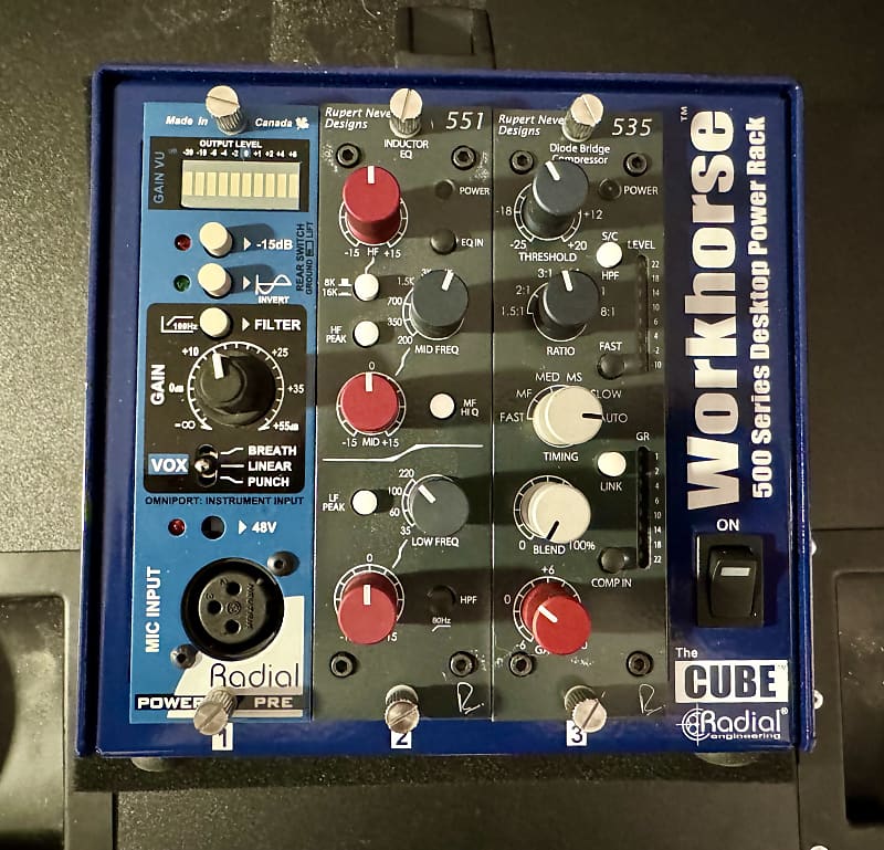 Radial 500 series Cube, Radial Power Pre, Rupert Neve 535 and | Reverb