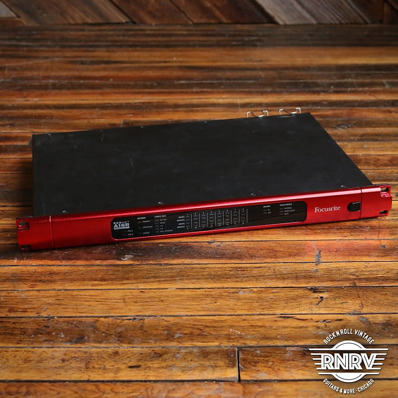 Focusrite RedNet A16R 16-Channel Dante Networked A-D and D-A | Reverb