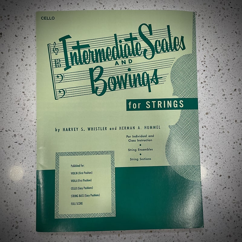 Rubank Intermediate Scales and Bowings - Cello First Position | Reverb
