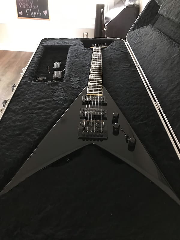 Jackson Dave Mustaine King V 1990's Black | Reverb