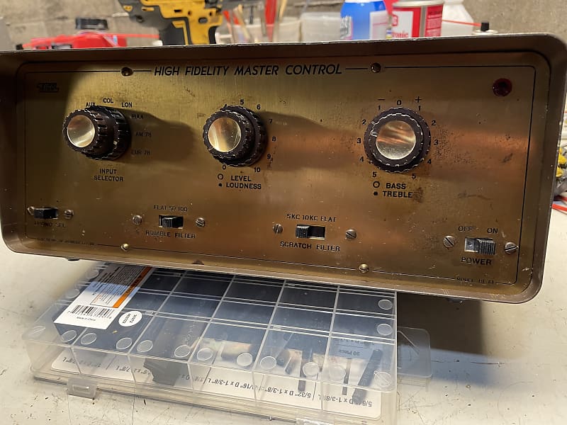 Eico HF-61 preamp high fidelity master control 1959 | Reverb