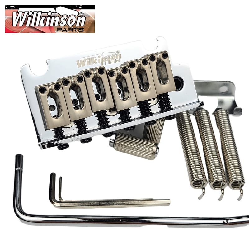 Wilkinson Privot Tremolo Bridge WOV06 - 2 post Chrome for | Reverb