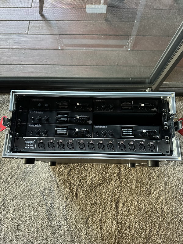 5 Channels of Audio-Technica M2L's In-Ear Monitor Rack with | Reverb