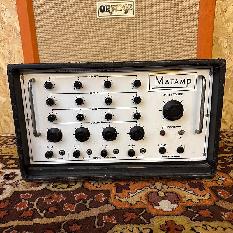 Vintage 1966 Matamp (Series 2000) 4-Channel PA Mixer Valve | Reverb