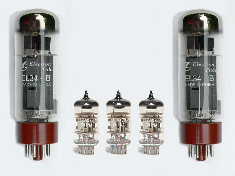EL34/12AX7/ECC83 Valve kit for Kustom Defender 112 50w | Reverb