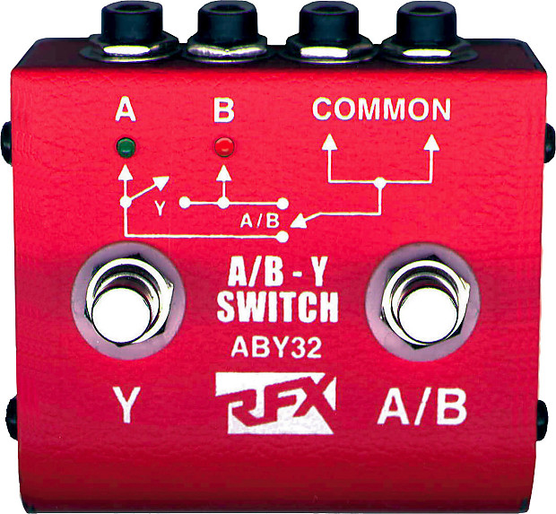 RFX ABY switch Red | Reverb