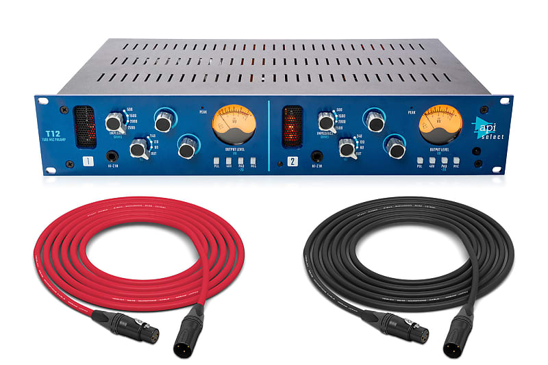 API Select T12 | 2-Channel Tube Microphone Preamp | Reverb