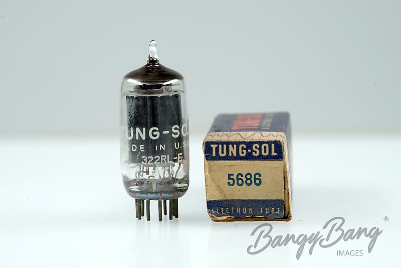 Vintage Tung-Sol 5686/CK5686/CV3612 High-rel Beam Power | Reverb UK