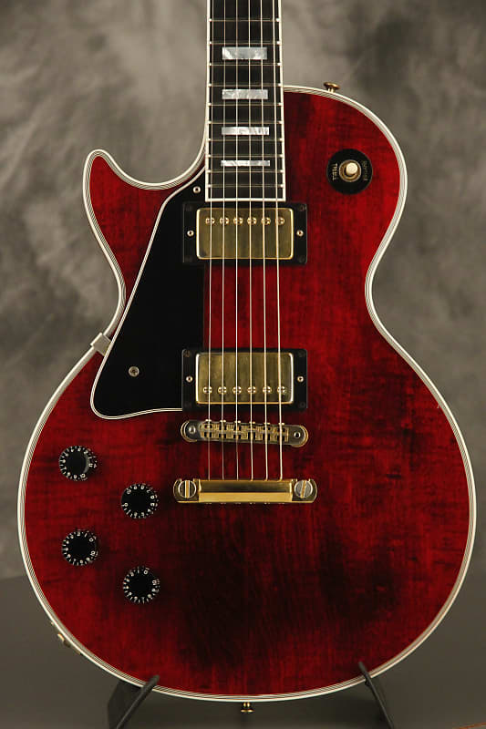 2002 Gibson Les Paul Custom LEFT-HANDED Wine Red | Reverb