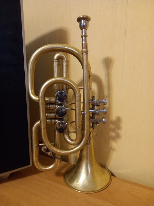 Soviet Trumpet Cornet USSR Musical Wind Instrument Vintage | Reverb