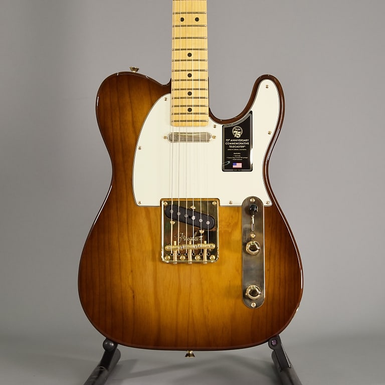 Fender 75 Anniversario Commemorative Telecaster Mn 2Color | Reverb