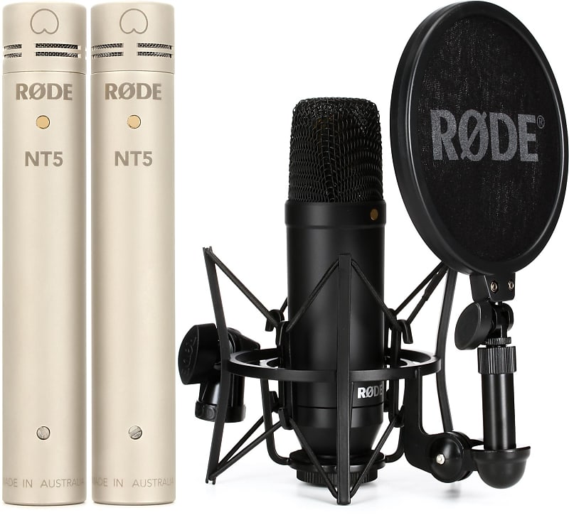 Rode NT5 - Matched Pair Compact Condenser Microphones Bundle | Reverb