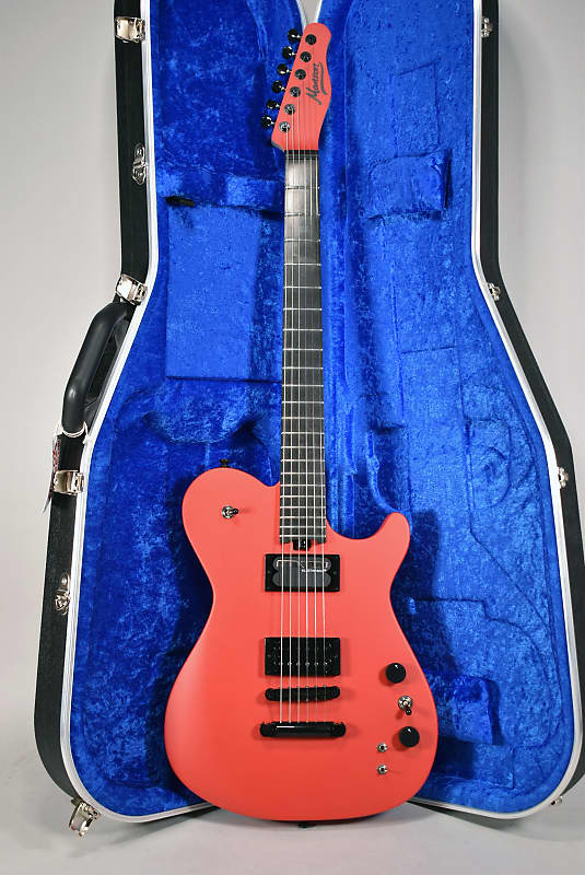 2021 Manson MA EVO Sustainiac Satin Fire Red Finish Electric | Reverb