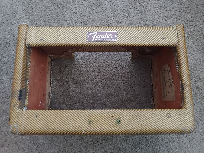 Fender Champ Head Enclosure 1959 Tweed | Reverb