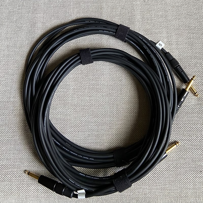 2 x Mogami Gold Instrument Cable TS - TS (25ft) | Reverb