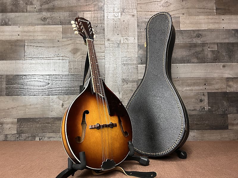 Harmony Monterey A-Style Mandolin Vintage Sunburst 1950's | Reverb