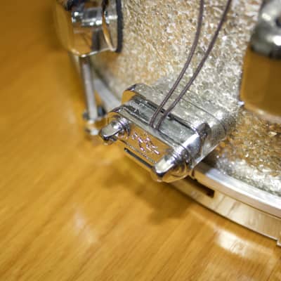 OCDP 5.5x14" Vented Silver Sparkle Snare Drum 2000s Orange | Reverb